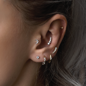 Flat Piercing Guide: Jewellery, Healing & Styling Tips | Lark & Berry ...