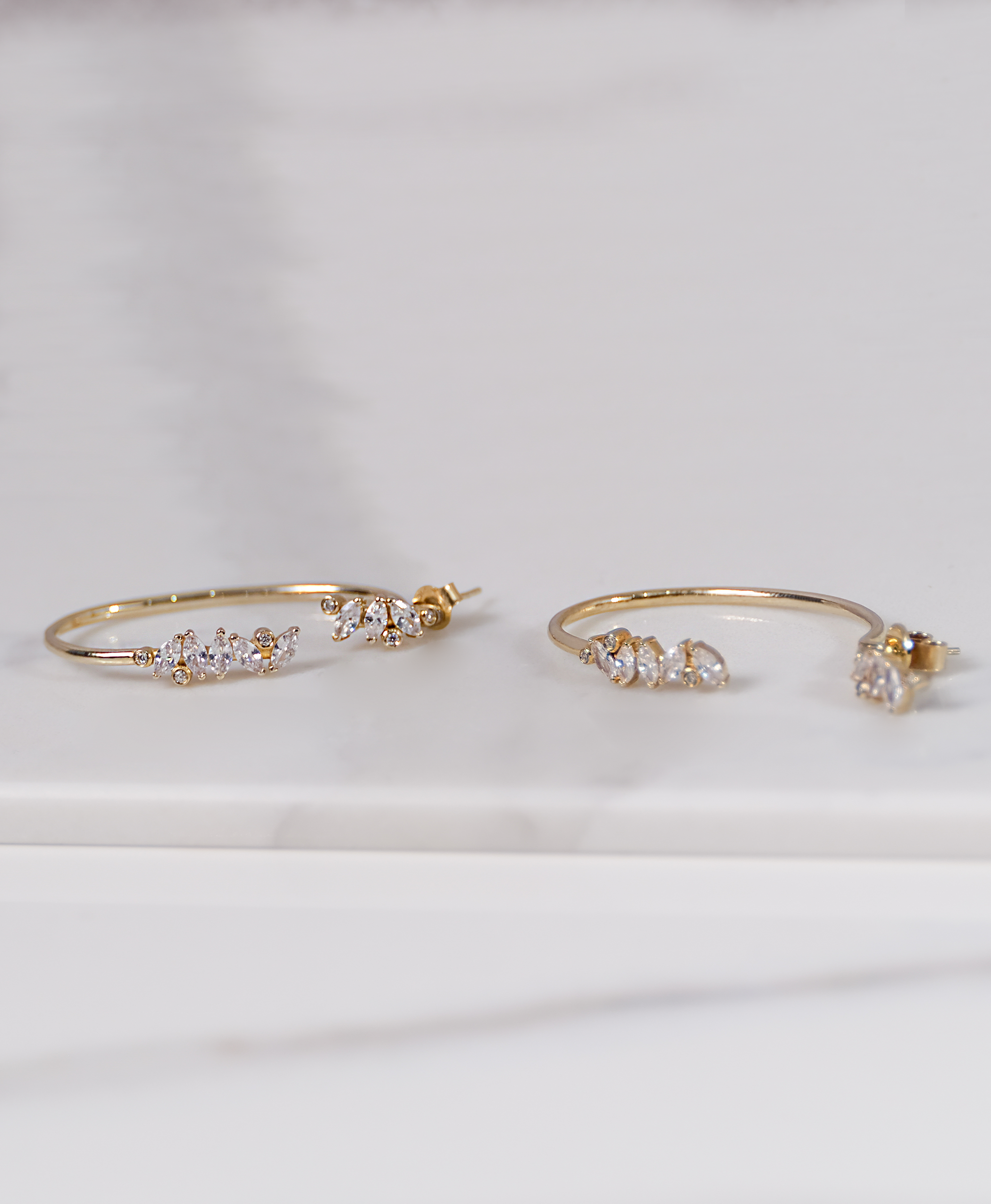 Golden Elegance Hoops – Lark and Berry