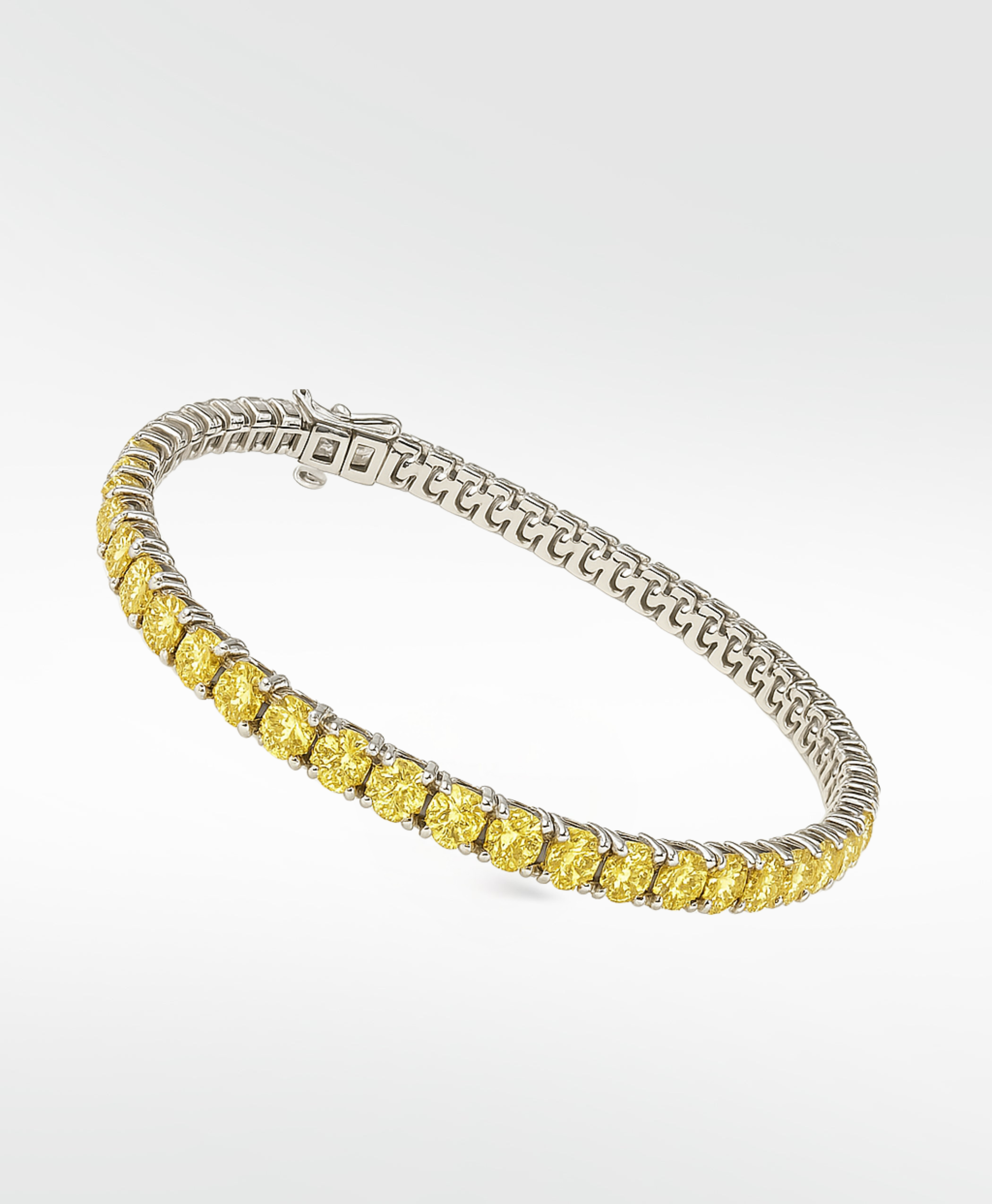 Yellow Diamond Stackable Tennis Bracelet | Lab-Grown Diamonds – Lark ...